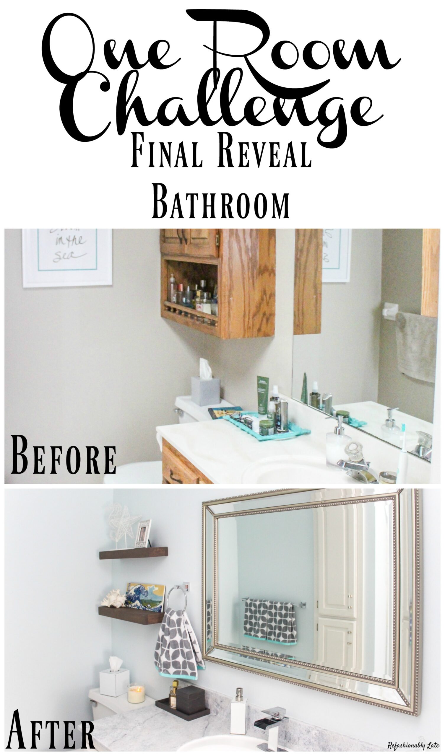 One Room Challenge Final Reveal – Bathroom