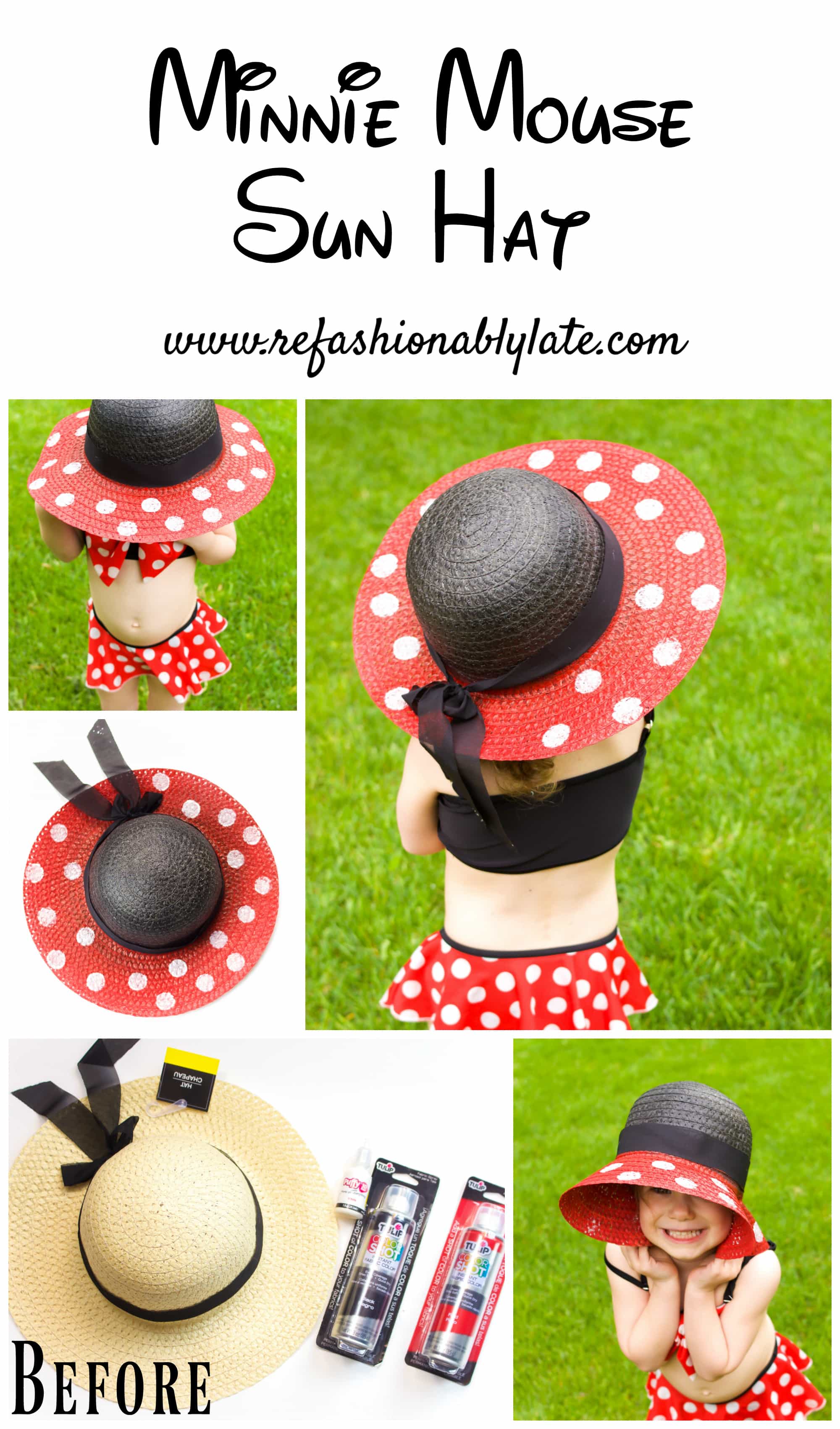 Minnie Mouse Sun Hat