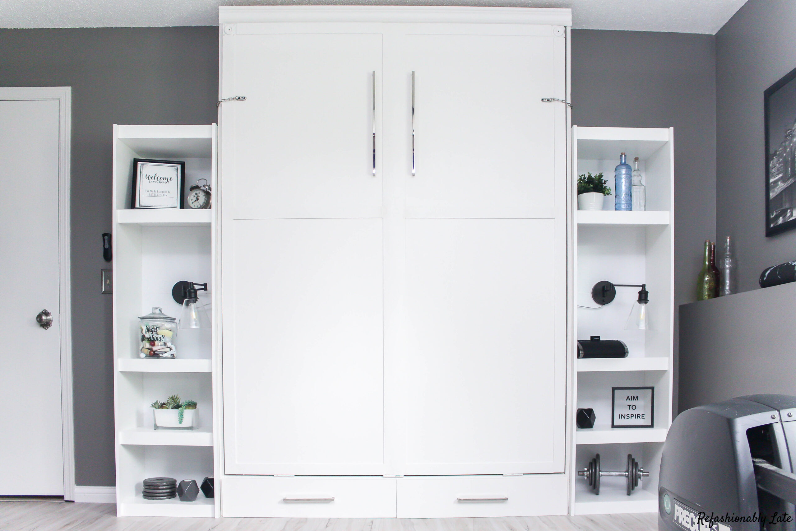 DIY Murphy Bed with Free Plans