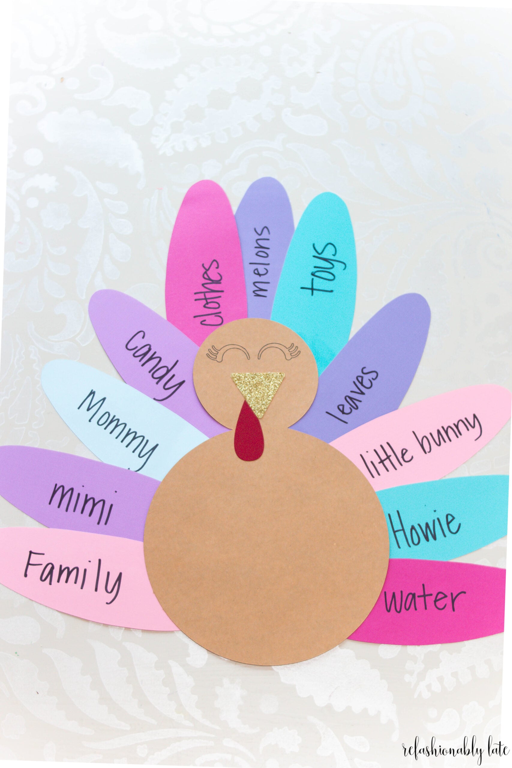 Thanksgiving Thankful Turkey Craft